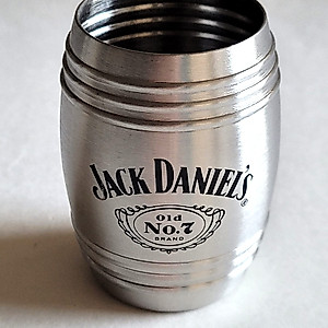 Jack Daniel's Medium Barrel Stainless Steel Shot Glass 2oz