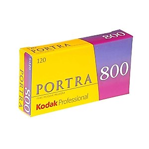 Kodak 812 7946 Professional Portra 800 Color Negative Film 120 (ISO 800) 5 Roll Pack
