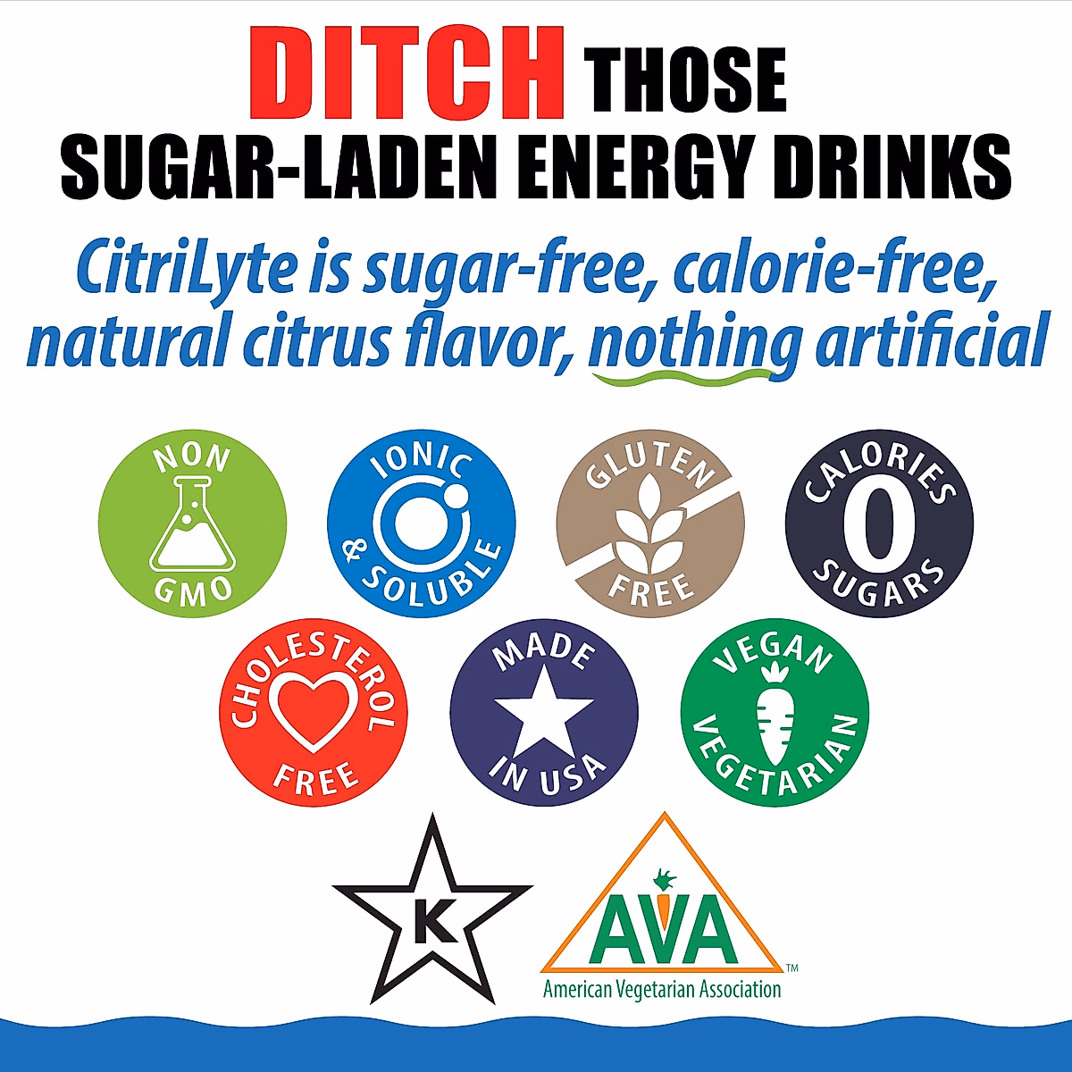 elete CitriLyte Electrolyte Add-in Hydration Drops | Sodium, Magnesium, Potassium | Slight Lemon Flavor, All Natural | Leg and Muscle Cramp Relief | Transform Any Drink into a Sports Drink, 8.3 oz