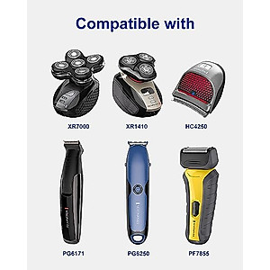 uijino USB Charging Cable Compatible with Remington Shaver XR7000, 5V Charger for Remington HC4250 HC5870 HC5950 PF7500 PF7600 PF7855 PG6250 PG6255 PG6171 XR1400, 2 Cleaning Brush, 3.9ft Power Cord