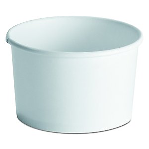 Chinet 71037 8/10-Ounce White Paper Food Container 50-Pack (Case of 20)