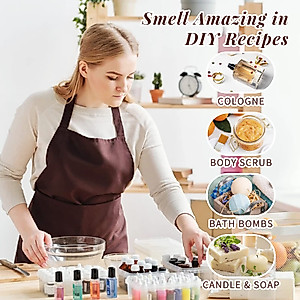 HIQILI Spice Fragrance Oil, Scented Oil 6x10ml for Candle Making Soap Slime, Fall Essential Oils for Diffuser Home, Cinnamon Pumpkin Vanilla Apple Cider Harvest Spice Fall Leaf, Christmas