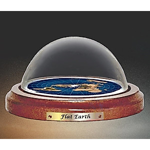 Flat Earth Map Dome Display Model