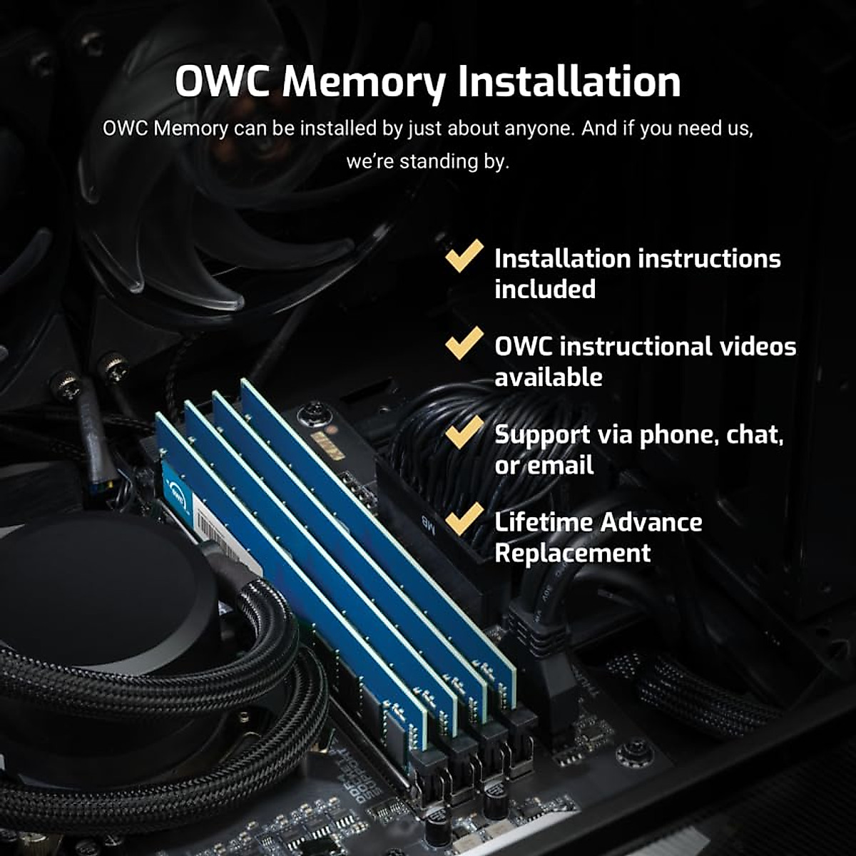OWC 32.0GB (2X 16GB) PC10600 DDR3 ECC-R 1333MHz 240 Pin Memory Upgrade Compatible with Select 2009-2012 Mac Pro Models (OWC1333D3X9M032)