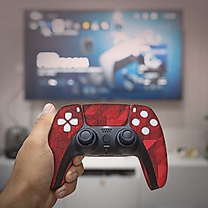BCB Controllers Custom Wireless Controller compatible with PS-5 Controller | Works with Playstation 5 Console | Proudly Customized in USA with Permanent HYDRO-DIP Printing (NOT JUST A SKIN)