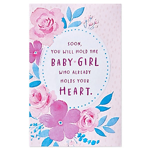 American Greetings Baby Shower Card for Girl (Count Down the Days)