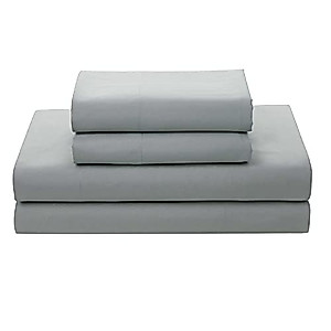 Sweet Home Collection 7 Piece Comforter Set Bag Solid Color All Season Soft Down Alternative Blanket & Luxurious Microfiber Bed Sheets, Florence, Queen