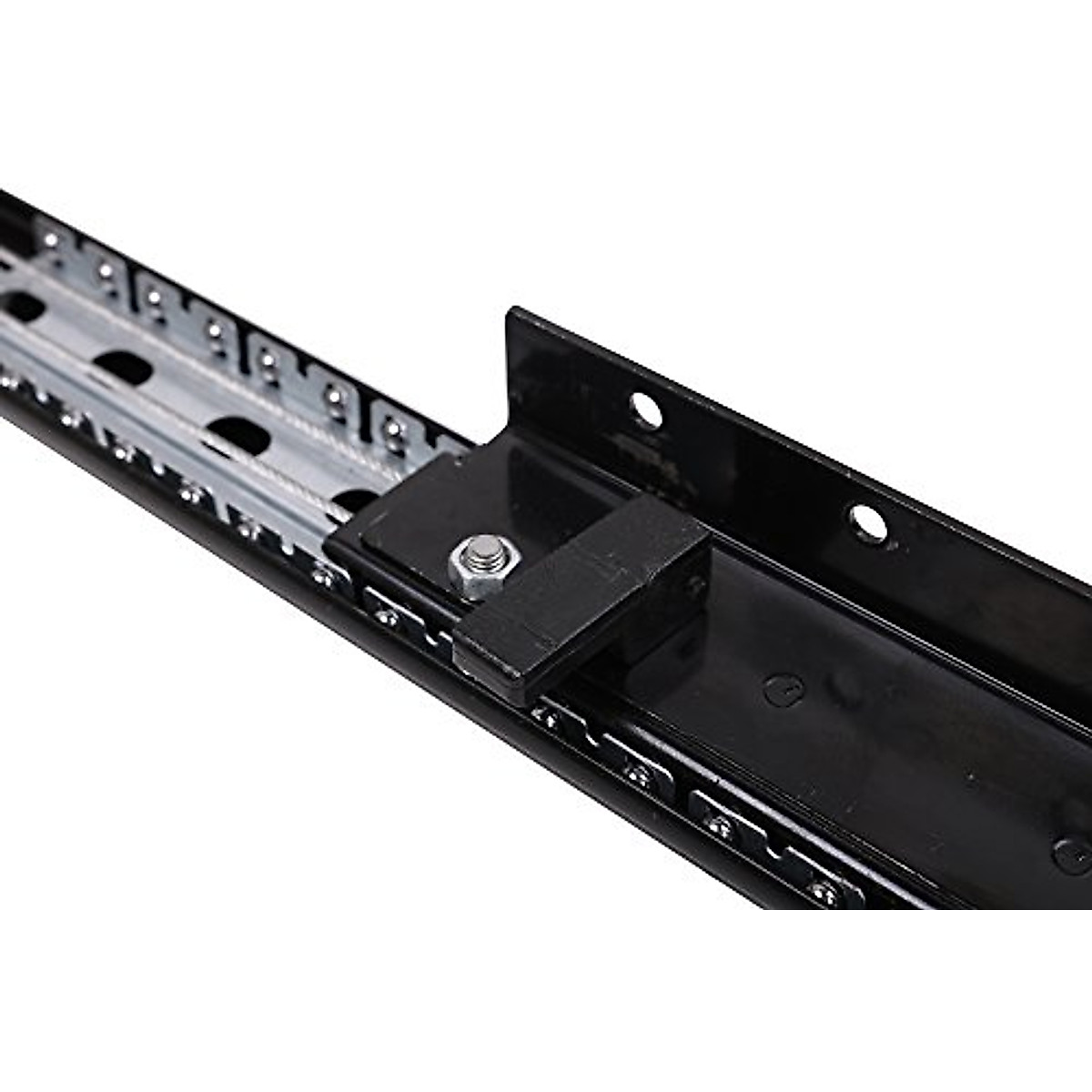 ECLV 33 1/2'' Table Leaf Sliding Brackets Dining Table Extender Brackets Coffee Table Slides,Computer Desk Extender,Black