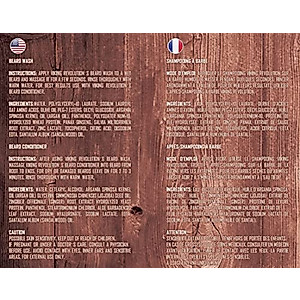 Beard Wash & Beard Conditioner Set w/Argan & Jojoba Oils - Softens & Strengthens - Natural Sandalwood Scent - Beard Shampoo w/Beard Oil (17 oz)