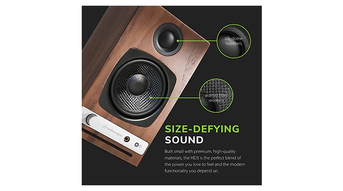 Audioengine HD3 Bluetooth Speakers & Stands Bundle