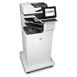 HP Color LaserJet Enterprise Flow M682z Multifunction Duplex Printer with Pull-Out Keyboard and 3-bin Stapler/Stacker (J8A17A)