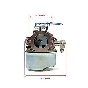 The ROP Shop Carburetor Carb for Many Troy Bilt Toro 4, 5, 5.5 HP Tecumseh Engine Snowblowers