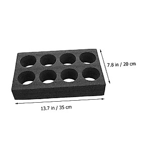 LABRIMP 2pcs Pearl Cotton Cup Holder Drink Carrier Tray Coffee Cup Bottle Carrier Coffee Cup Holders Car Cup Holders Coffee Tray Milk Tea Packing Tray Fixture Epe Pearl Cotton Foam Drinks