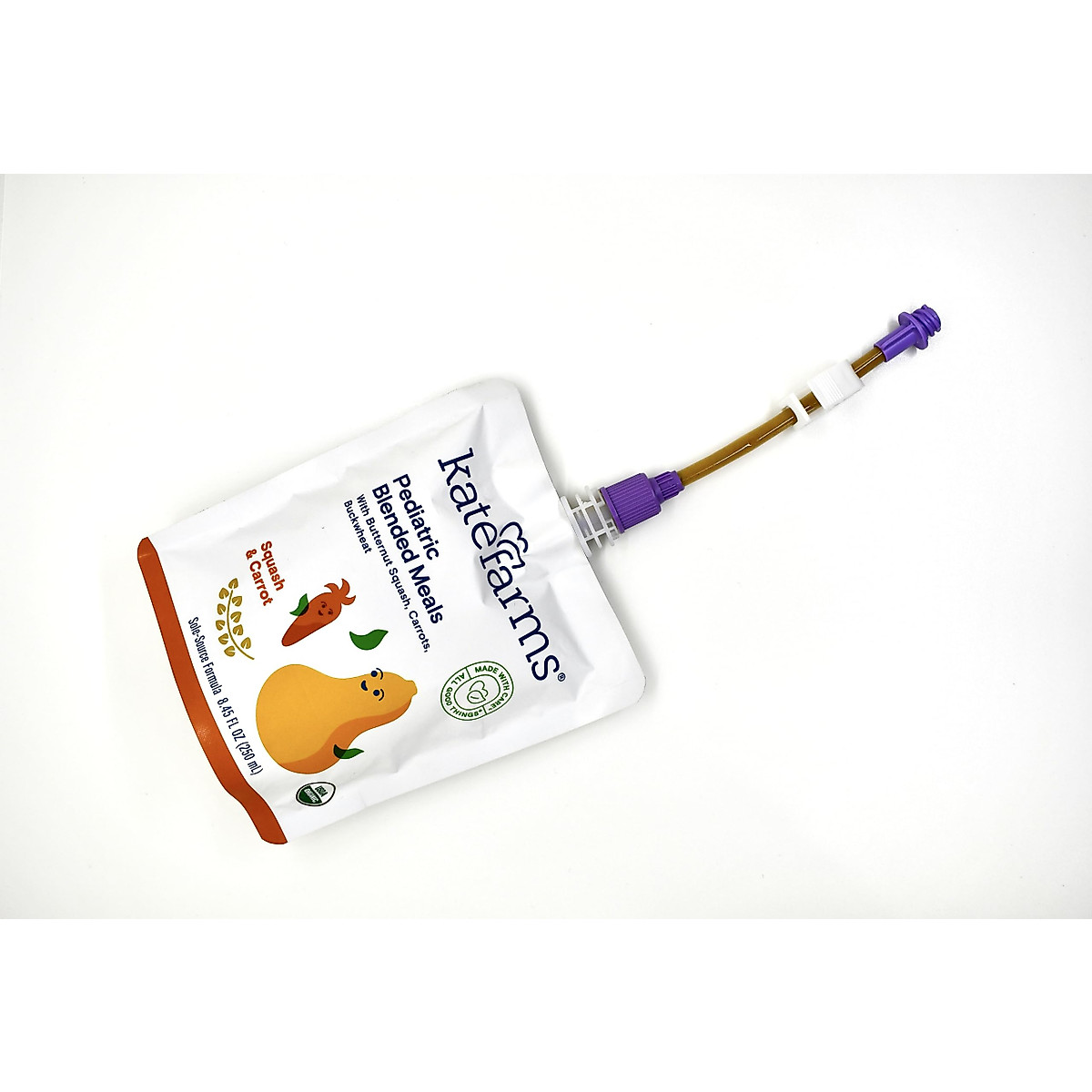 Bolink Small Cap Enfit Tube Feeding 10-Pack - Connects Puree Food Pouches with a spout to Feeding Tubes. Tube Feeding Supplies with Enfit.