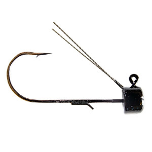 Z-MAN MGHW18-02PK3 Mag Shroomz Weedless 1/8oz 3Pk - Black, One Size