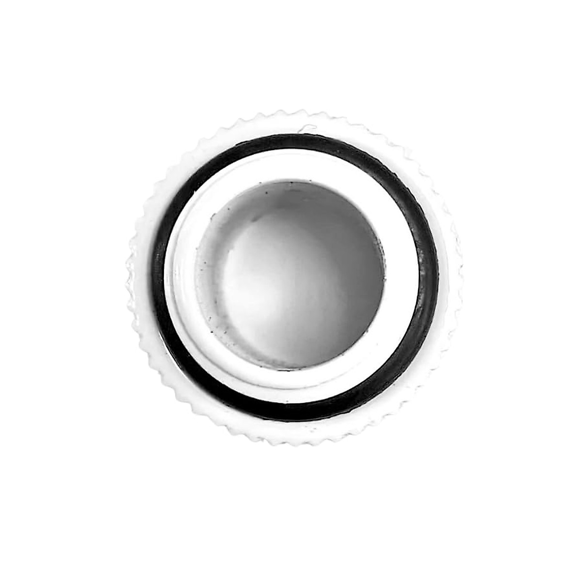 Dracaena.io 6 Pack G1/4" Thread, Male to Male Mini Extender Fitting with Tighten O-Ring, Brass Compression Fitting for PC, Premium Pipe Extension Fitting Adapter, White