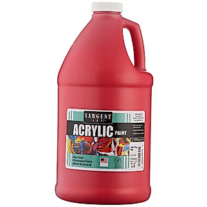 Sargent Art Acrylic Paint 1/2 Gallon Bottles, 6 Count