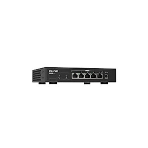 QNAP QSW-1105-5T 5-Port Unmanaged 2.5GbE Switch Broadcom BCM53161 Chipset