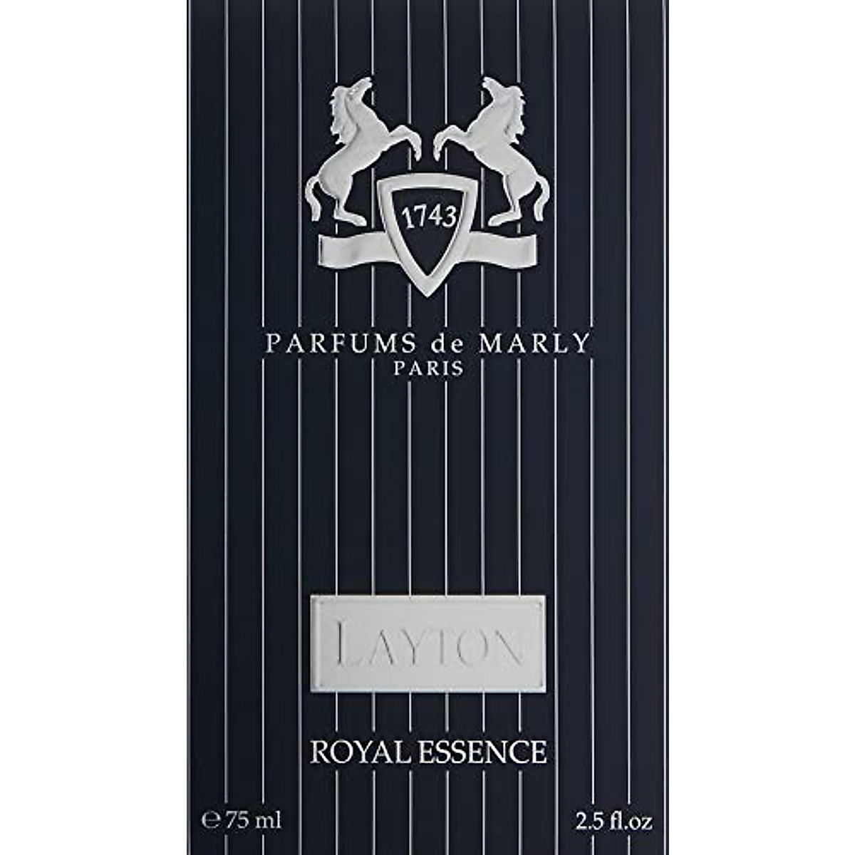 PARFUMS de MARLY - Layton - 2.5 Fl Oz - Eau De Parfum for Men - Top Notes Apple, Bergamot, Lavender - Heart Notes Jasmine, Violet, Geranium - Base Notes Vanilla, Pepper, Guiac Wood, Pacychoouli - 75ml