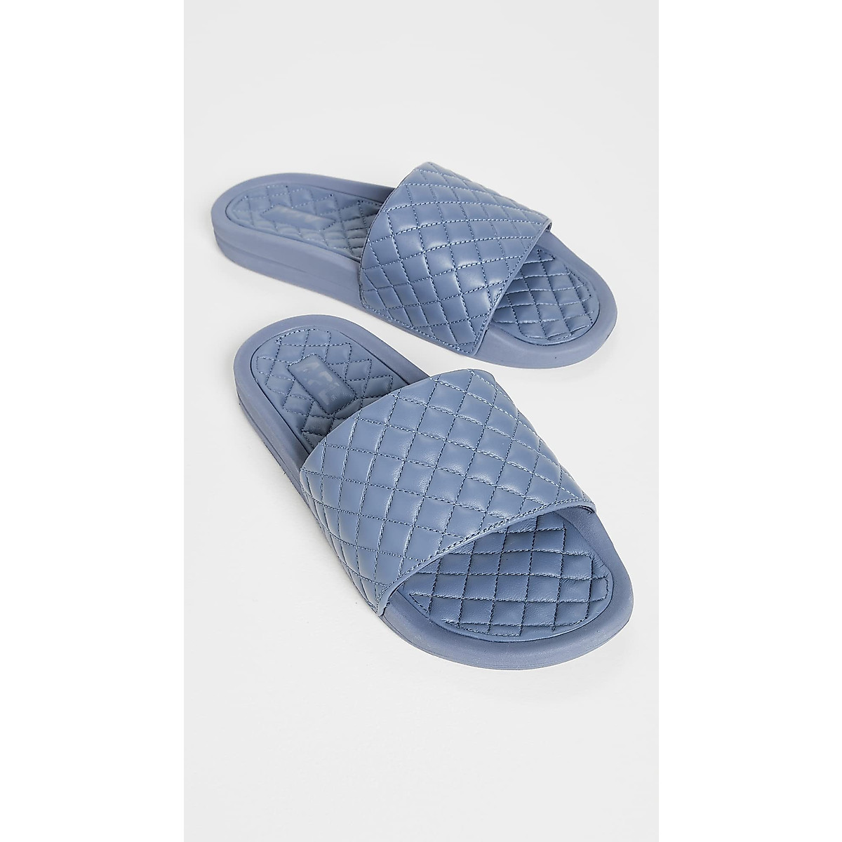 APL: Athletic Propulsion Labs Men's Lusso Slides, Slate, Blue, 10 Medium US