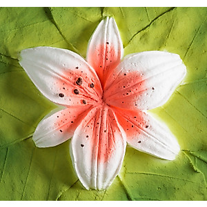 Biodegradable Urn for Human Ashes (The Lily) Water Burial Urn, Urn Floats in Water, Urn for Cremation, Ocean Water Scattering Urn for Ashes, Floating Urn, Earth Memorials, Adult Size W-301