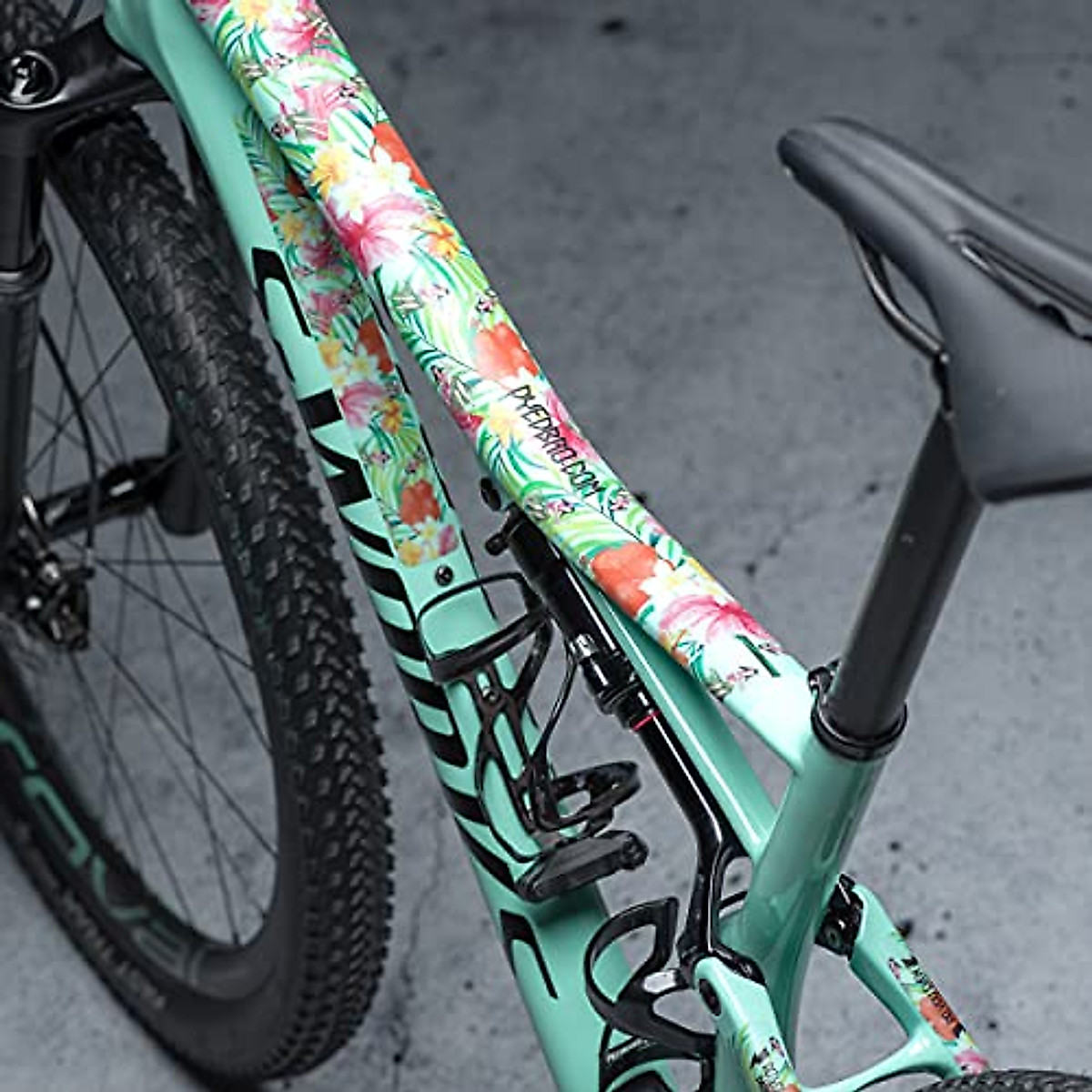 DYEDBRO - MTB Frame Protector - Fluor (Gloss / White)