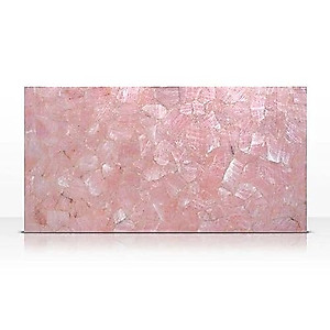 30 x 60 Inches Oval Shape Pink Marble Dining Table Top Rose Quartz Epoxy Art Conference Table for Office Furniture Decor