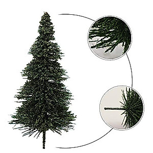 S0804 40pcs Dark Green Pine Model Cedar Trees 2.05-4.96 inch (52-126 mm) for Model Railroad Scenery Landscape Layout HO OO Scale New
