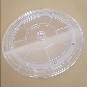 1PC Clear Acrylic 6inch Turntable Mini Turntable Organizer Round Swivel Plate Clear Rotating Tray Small Revolving Base for Spice Rack Table Cake Kitchen Pantry Decorating