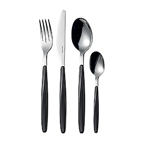 Guzzini My Fusion Cutlery, 16.8 x 7.5 x 25.5 cm, Black