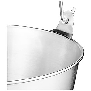 Winco Stainless Steel Utility Pail, 13-Quart