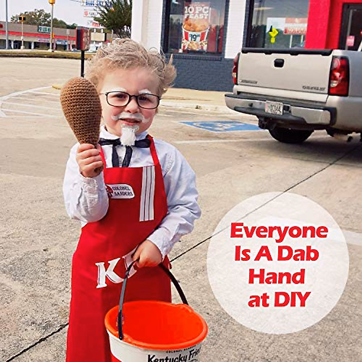 Novelty Place Kid's Apron with Chef Hat Set (3 Set) - Children’s Bib with Pocket Skin-friendly Fabrics - Cooking, Baking, Painting, Training Wear - Kid's Size (6-12 Year, Red)