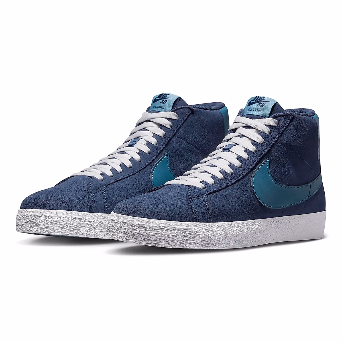Nike Men's SB Zoom Blazer Mid Shoe (Midnight Navy/Midnight Navy/Black/Noise Aqua, us_Footwear_Size_System, Adult, Men, Numeric, Medium, Numeric_10)