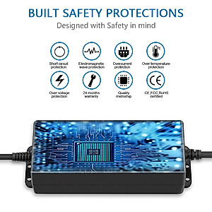 SHNITPWR 60W Universal Power Supply DC 3V 4V 4.5V 5V 6V 7V 7.5V 8V 9V 10V 11V 12V Adjustable Variable Power Adapter 100V-240V AC to DC Converter 1A 2A 2.5A 3A 4A 5A with 14 Tips & Polarity Converter