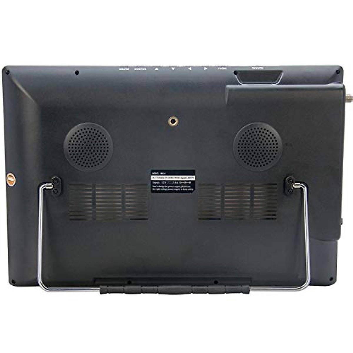 MILANIX 14.1" Portable Widescreen LED TV with HDMI, VGA, MMC, FM, USB/SD Card Slot, Built in Digital Tuner, AV Inputs, and Remote Control