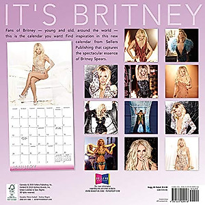 2021 Britney Spears 16-Month Wall Calendar: by Sellers Publishing