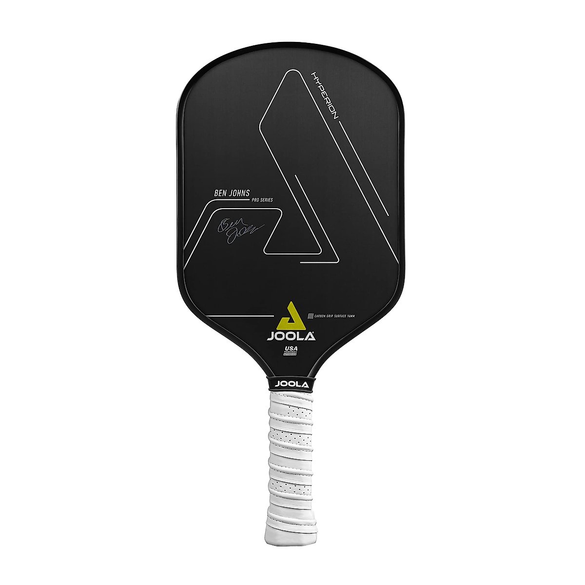 JOOLA Ben Johns Hyperion CGS 14mm Pickleball Paddle - Textured Carbon Grip Surface Technology for Spin & Control with Added Power - Polypropylene Honeycomb Core Pickleball Racket