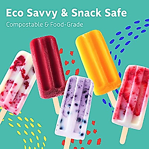 Popsicle Sticks for Crafts 200 Pcs 4.5 inch Wax Sticks Tongue Depressors Natural Wood Sticks Craft Sticks Popsicle Sticks for Food Ice Cream Sticks Cakesicle Sticks