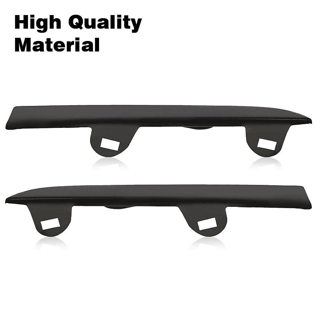 PIT66 Front Bumper Headlight Grille Filler Set, Compatible with 2001-2004 Toyota Tacoma 2WD/4WD #52513-35060