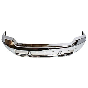 MBI AUTO - Chrome, Steel Front Bumper Shell Fascia for 1999-2004 Ford F250 F350 F450 F550 Super Duty 99-04 & 2000-2004 Ford Excursion 00-04, FO1002375
