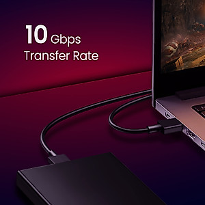 Park Sung USB-C to USB-C Cable 5ft, Support 20V/5A 100 W Fast Charging, 4K, 60Hz Video Transmission, 10Gbp/s Data Transmission, USB 3.1 Gen 2 Cord for Steam Deck, Switch, MacBook, iPad, Samsung