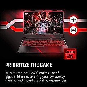 acer Nitro 5 Gaming Laptop, 15.6" FHD 144Hz IPS Display, Intel Core i5-10300H Processor, GeForce RTX 3050 Laptop Graphics, 32GB DDR4, 1TB NVMe SSD, Intel Wi-Fi 6, Backlit Keyboard, Windows 10
