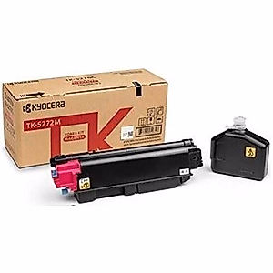 Kyocera 1T02TVBUS0 Model TK-5272M Magenta Toner Kit For use with Kyocera ECOSYS M6235cidn, M6630cidn, M6635cidn and P6230cdn A4 Multifunctional Printers; Up to 6000 Pages Yield at 5% Coverage
