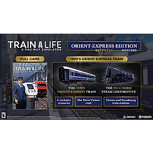 Train Sim World 3 (PS4) and Train Life: A Railway Simulator - The Orient-Express Edition (PS4) Bundle