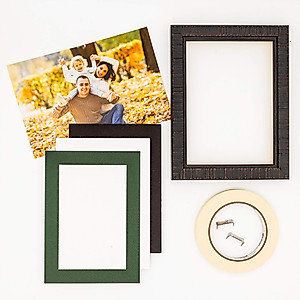 22x28 Mat Bevel Cut for 19x25 Photos - Acid Free Hunter Green Precut Matboard - For Pictures, Photos, Framing - 4-ply Thickness