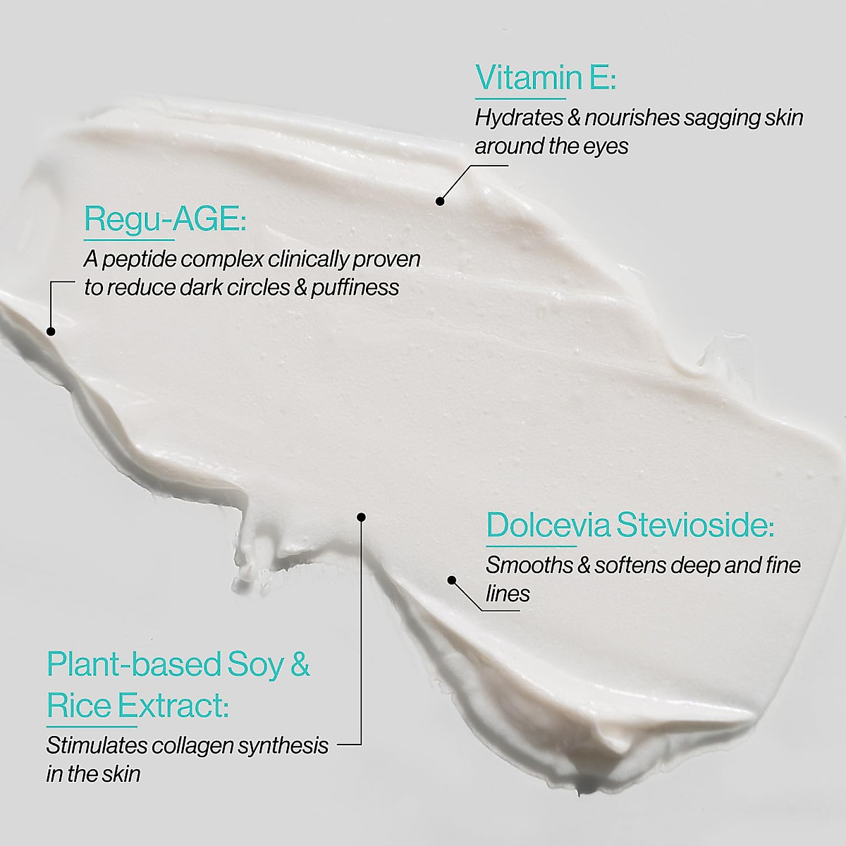 eb5 Daily Repair Eye Treatment | Under Eye Cream for Dark Circles and Puffiness | Anti-Aging Eye Cream with Peptides for Women and Men - 0.50oz