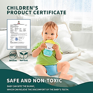 alilo Bunny Kids Music Player Storytelling Toys for Toddler Infant Baby Gift Pre-stored 16 Bedtime Stories/48 Nursery Rhymes/12 Soothing Music/White Noise, with Nightlight,Bluetooth,Record Function