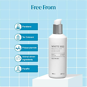 The Face Shop White Seed Brightening Toner | White Lupin Seed | White Daisy| Niacinamide | Moisturizing | Brightening