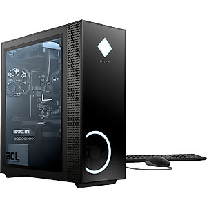 HP OMEN GT13 Gaming & Entertainment Desktop PC (AMD Ryzen 5 5600G 6-Core, 16GB RAM, 1TB SSD, Radeon RX 6600 XT, WiFi, Bluetooth, HDMI, USB 3.1, Display Port, Jet Black, Win 11 Home) with Hub