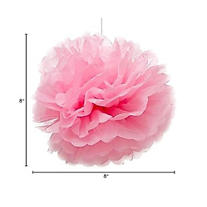 HappyField Sunshine First Birthday Decorations You Are My Sunshine Party Decorations Baby Shower Decorations Yellow Pink Tissue Pom Poms Paper Lantern for Wedding Bridal Shower Sunshine Party Supplies